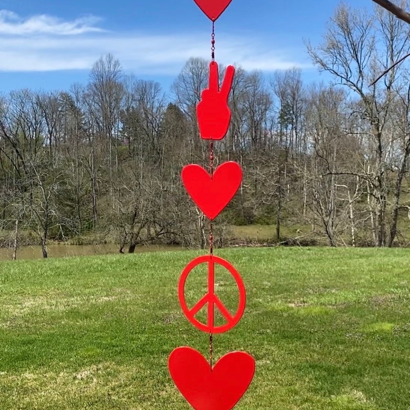Peace Sign Yard Art - Etsy