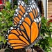 Hand Painted Metal Monarch Butterfly - Etsy