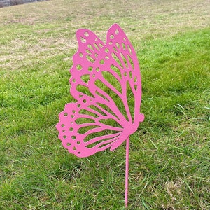 Colorful Metal Butterfly Yard Art- Garden Decoration- Outdoor Metal ...