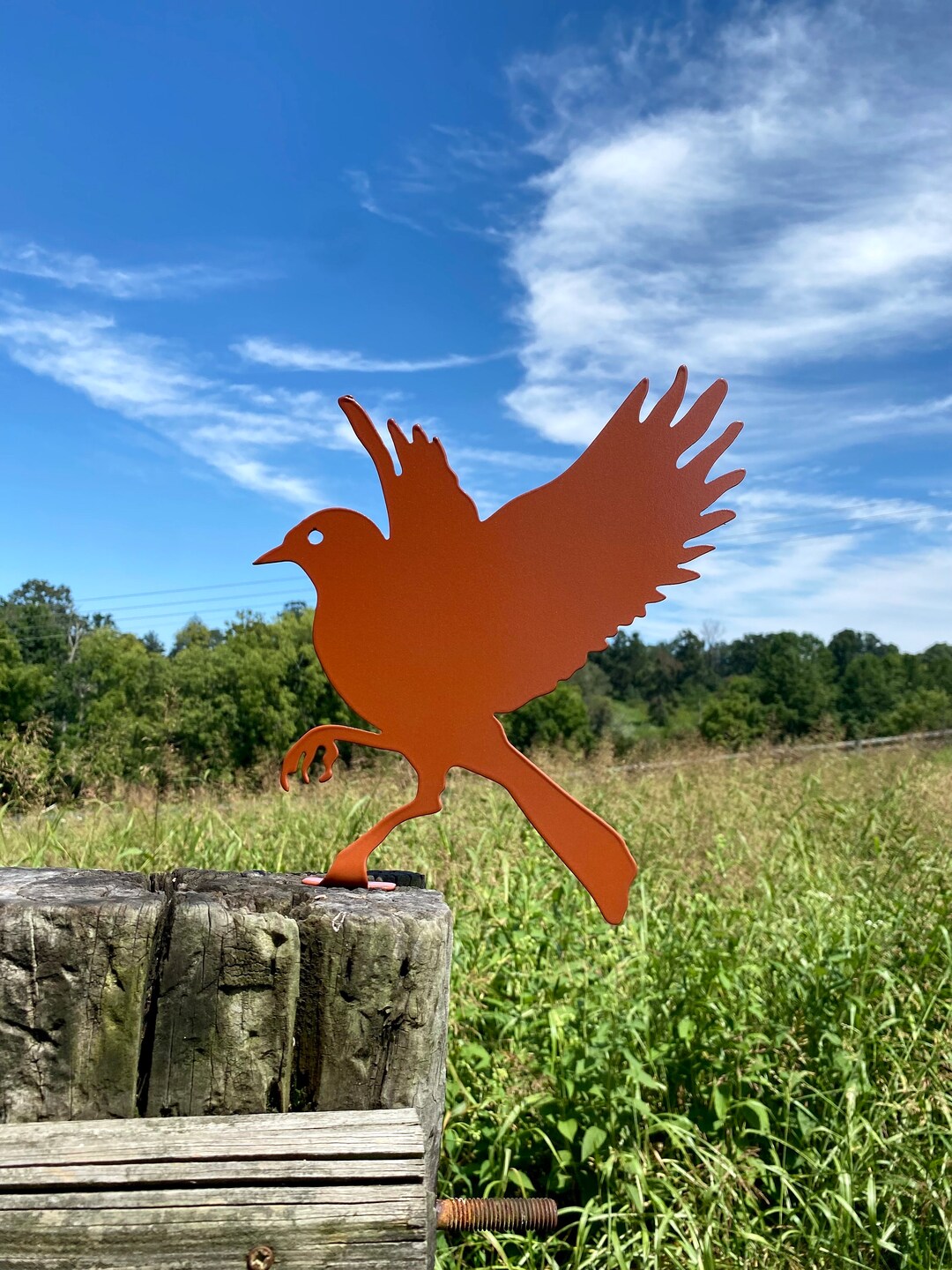 Metal Bird Garden Decoration Yard Art Bird Watching Outdoor - Etsy