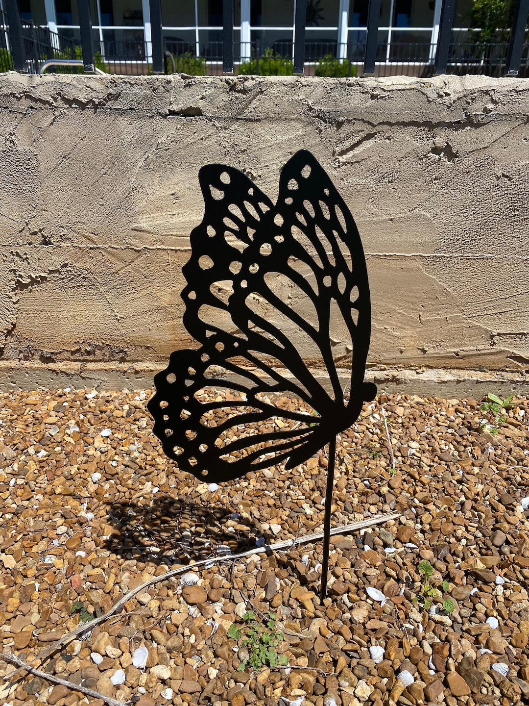 Colorful Metal Butterfly Yard Art- Garden Decoration- Outdoor Metal ...