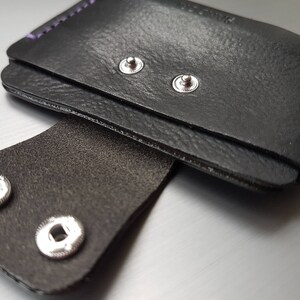 Sandori mini wallet wallet wallet real grained Italian | Etsy