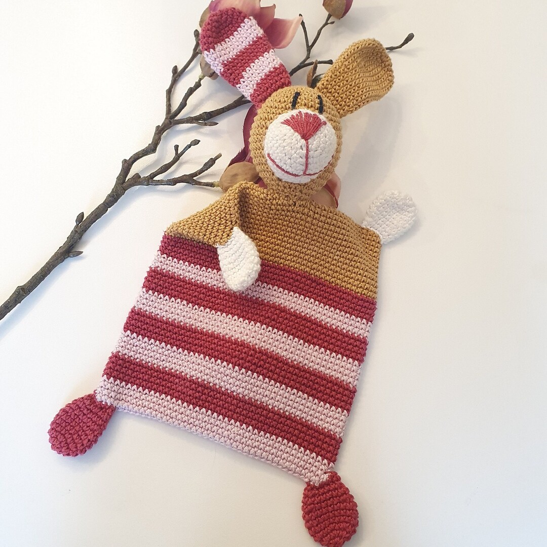Bunny Cuddle Cloth, Crochet Crochet Cloth, Cuddle Cloth, Baby Cloth ...