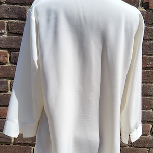 Vintage Cream Riddella Floral Embroidery Blouse. UK Size 14 - Etsy