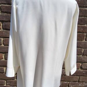 Vintage Cream Riddella Floral Embroidery Blouse. UK Size 14 - Etsy