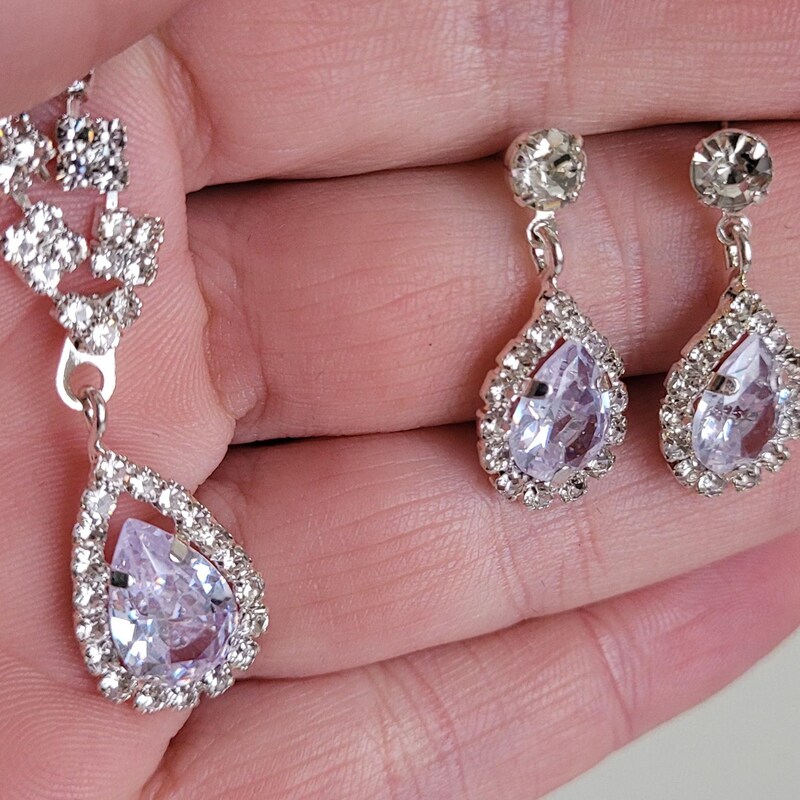 Crystal Jewelry Set - Etsy