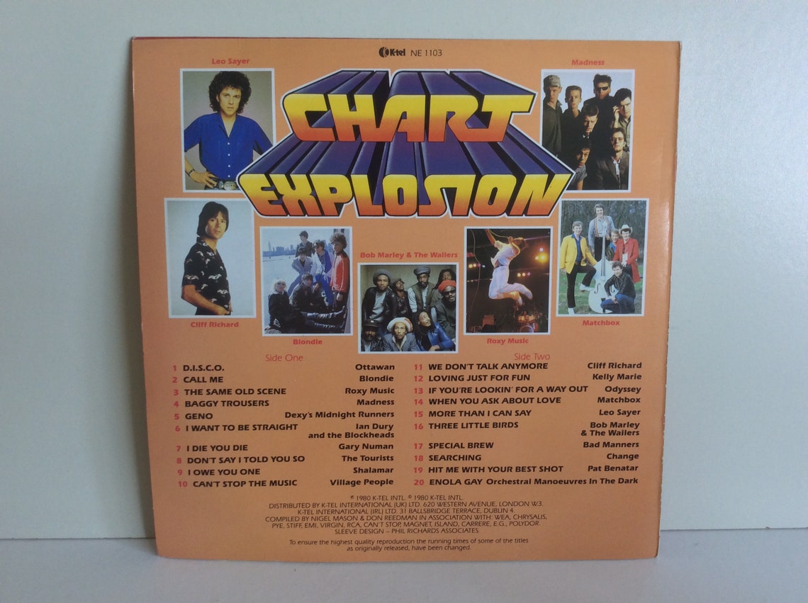 Chart Explosion 12 Vinyl Vintage Record LP - Etsy