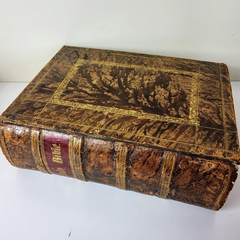 Antique Bible - Etsy