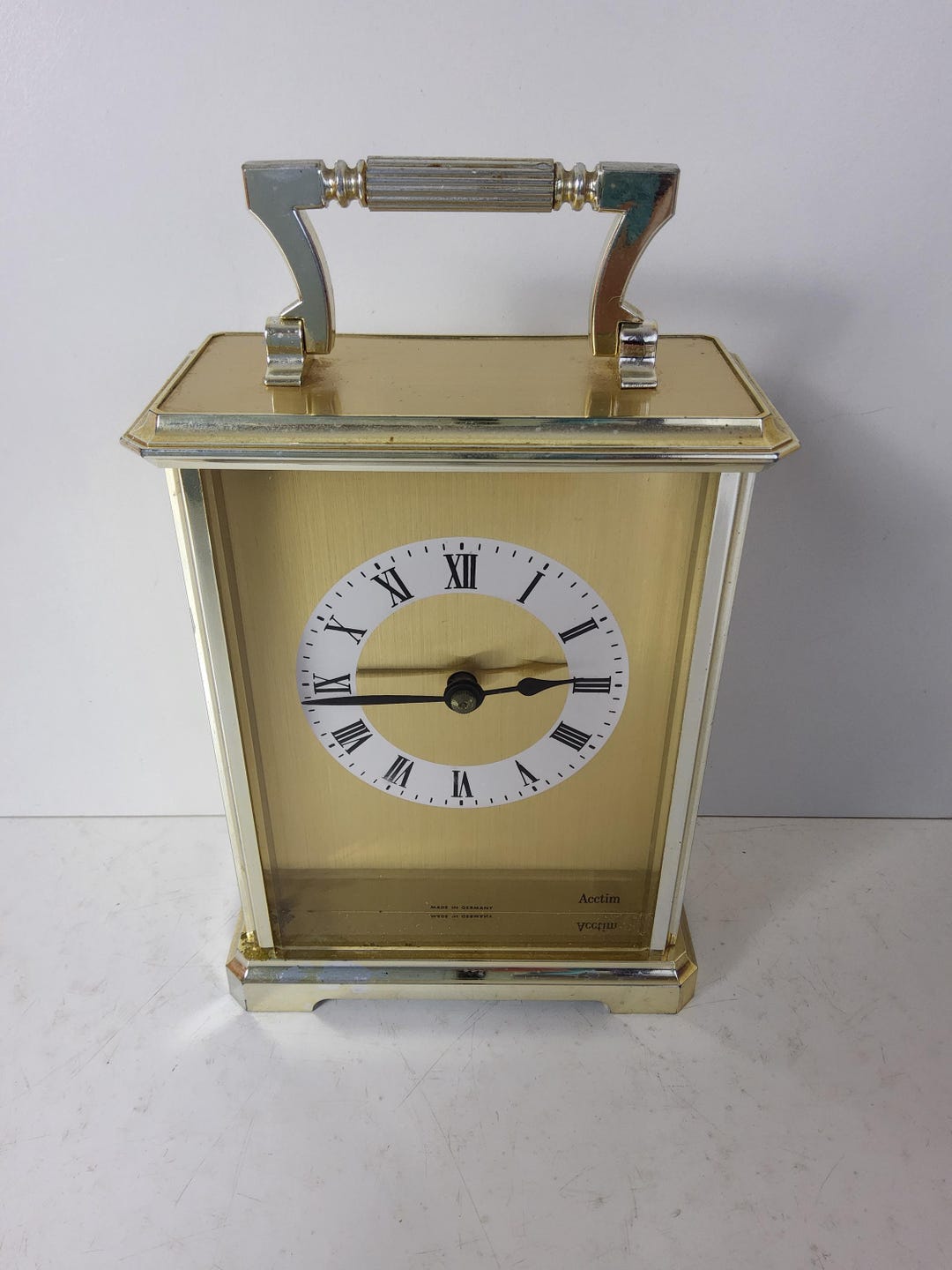 Vintage Acctim Carriage Clock, Mantlepiece Clock, Shelf or Desk Clock ...