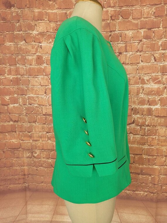 Horst Basler Trevira Vintage Green short sleeve Jacke… - Gem