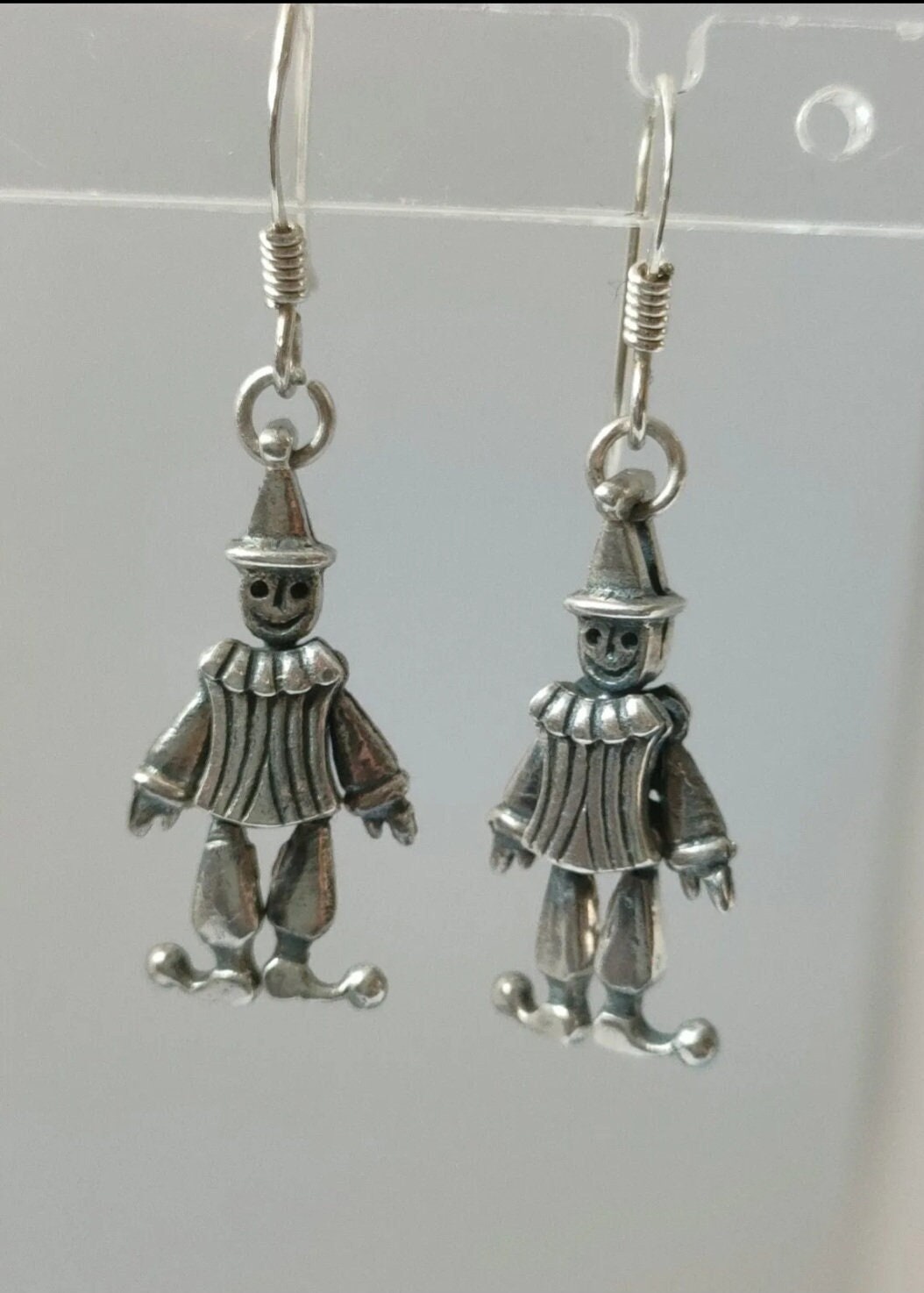 Articulated Dancing Poirot Clown Drop Sterling Silver - Etsy UK