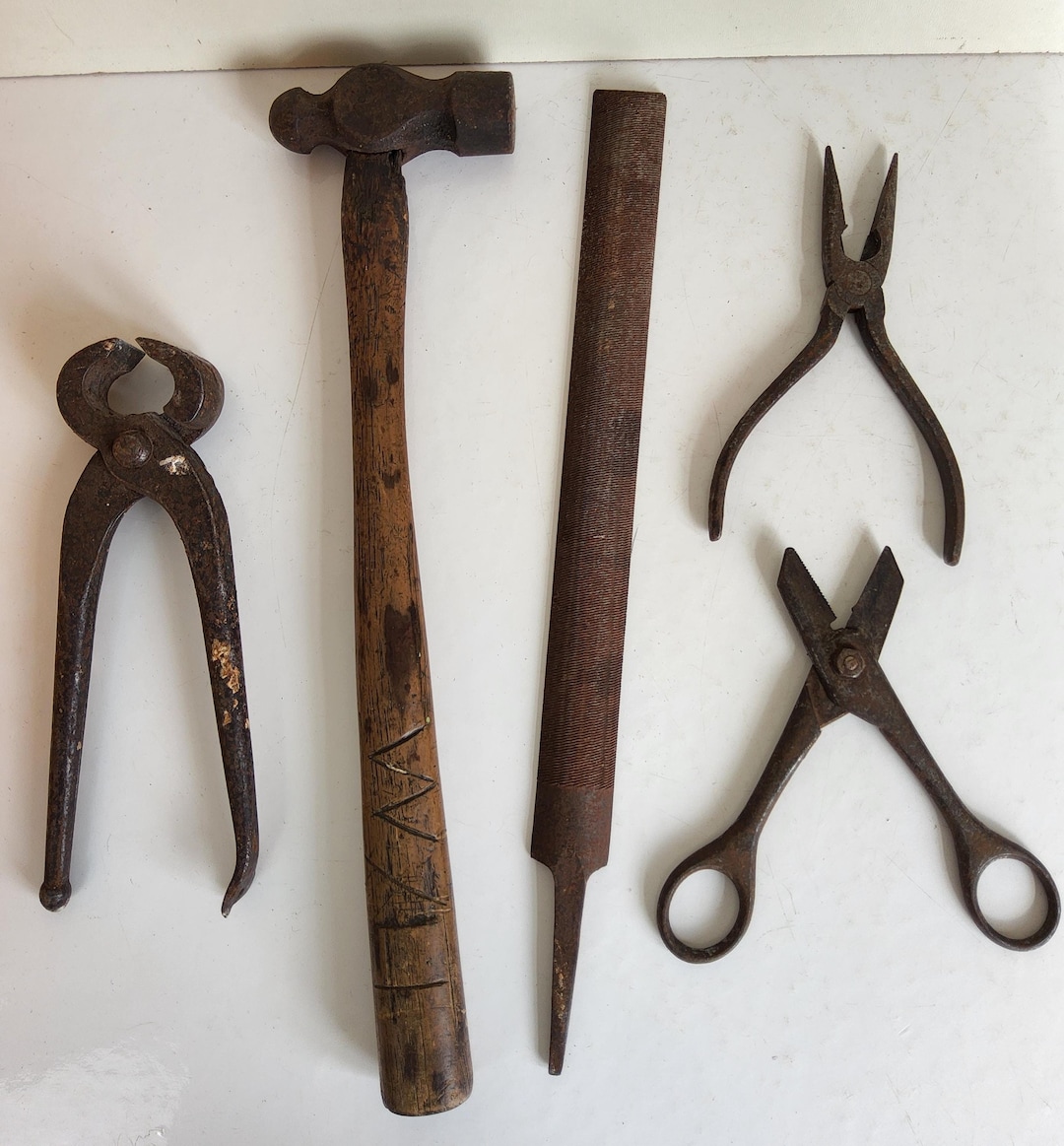 1940s Selection of Vintage Tools. Job Lot of 5 Items Including Elvicta ...