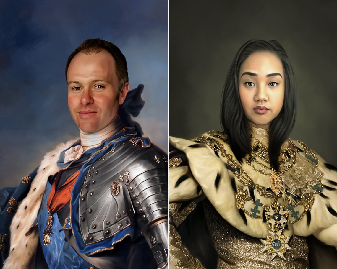 Personalised Historical Portrait | Renaissance Portraits | Royal ...