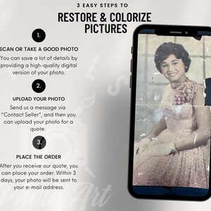 Restore Old Photo Restoration Service Colorize Photo Gift Family ...