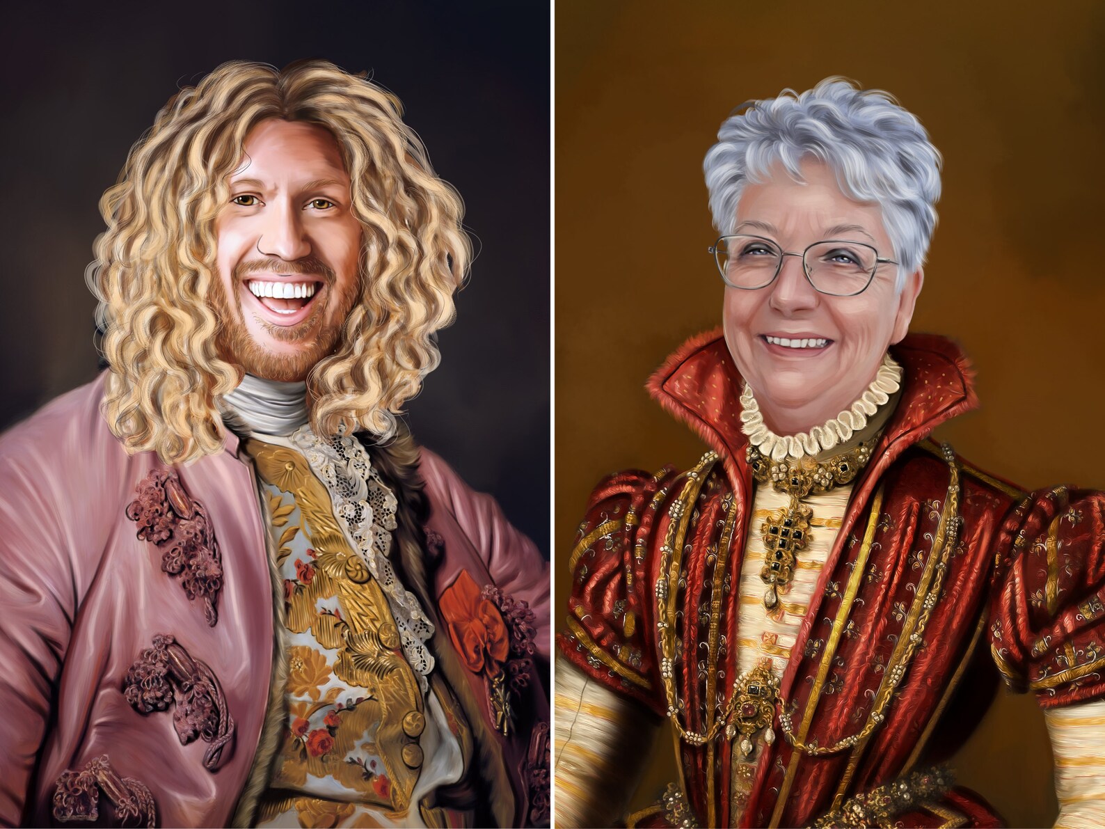 Custom Queen Portrait, Personalized Queen Painting, Royal Portraits ...
