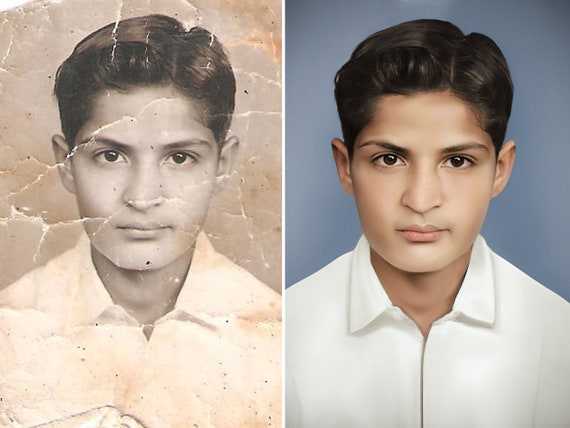 Old Photos That Need Retouching