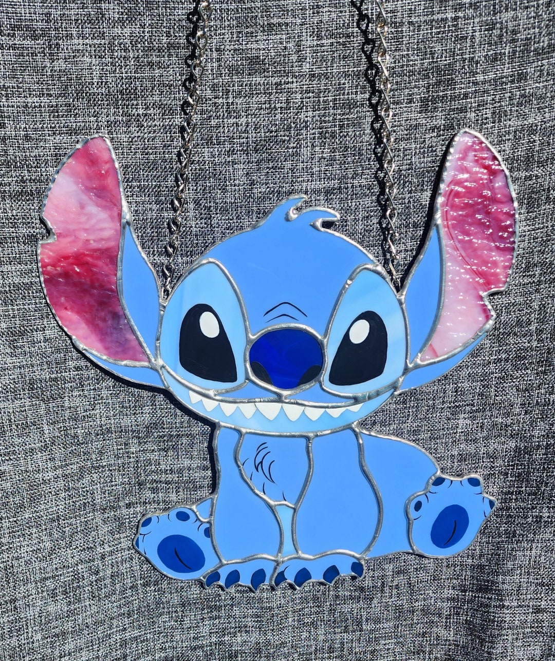 Stitch, Cartoon, Lilo & Stitch, Stained Glass Suncatcher - Etsy