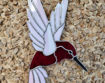 Pre-cut Stained Glass Small Hummingbird Kit - Etsy