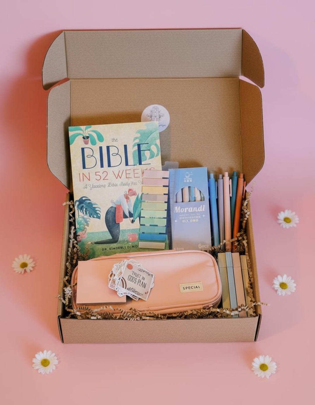 Christian Gift Box Bible Study Kit Gift Box Study Book Journal Faith ...