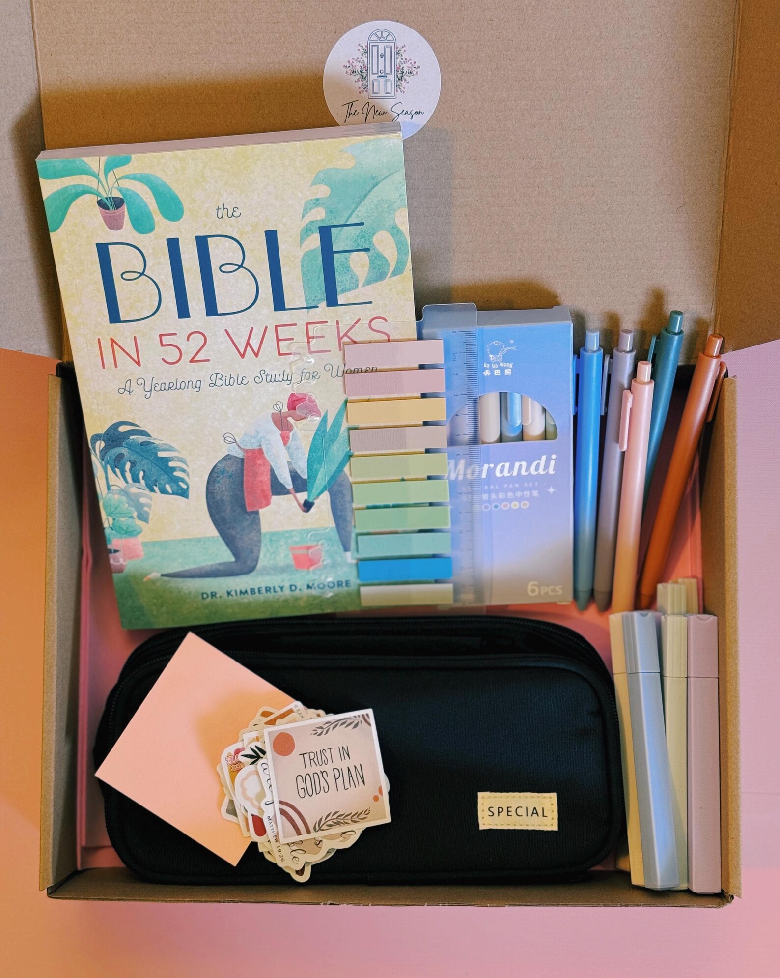 Christian Gift Box Bible Study Kit Gift Box Study Book Journal Faith ...