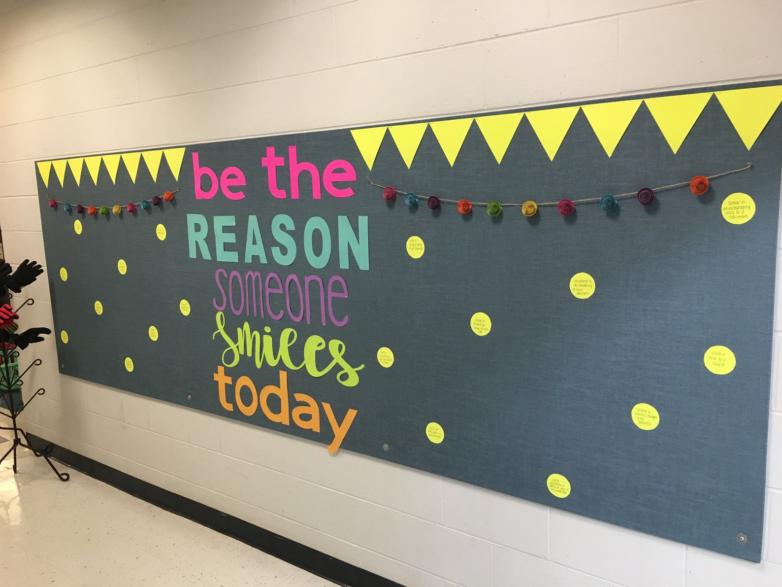 Be the Reason Someone Smiles Today Bulletin Board Classroom Decoration ...