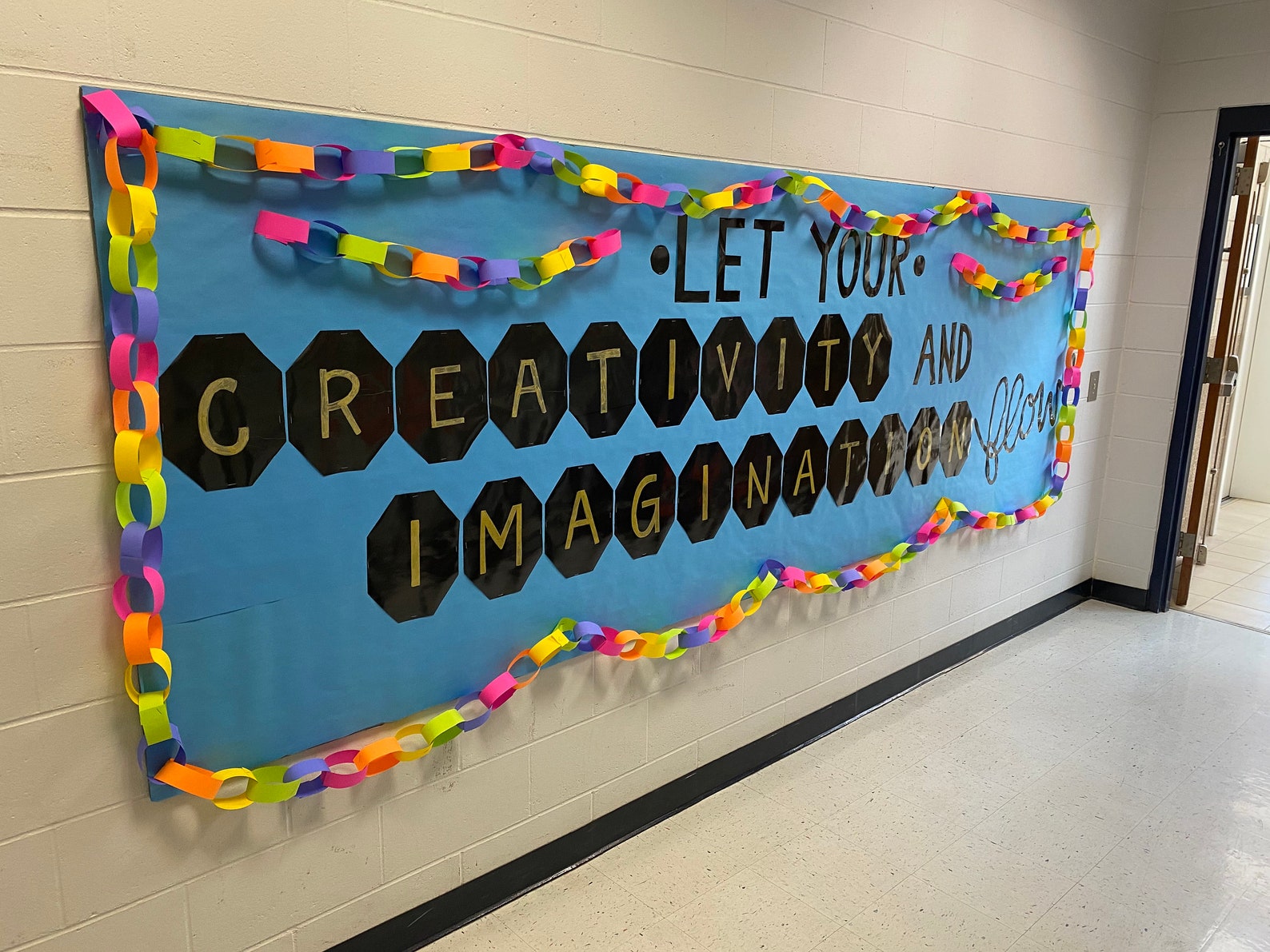 Let Your Creativity and Imagination Flow Bulletin Board Classroom ...
