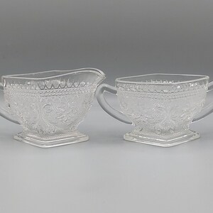 Tiara Sandwich Diamond Sugar and Creamer - Etsy