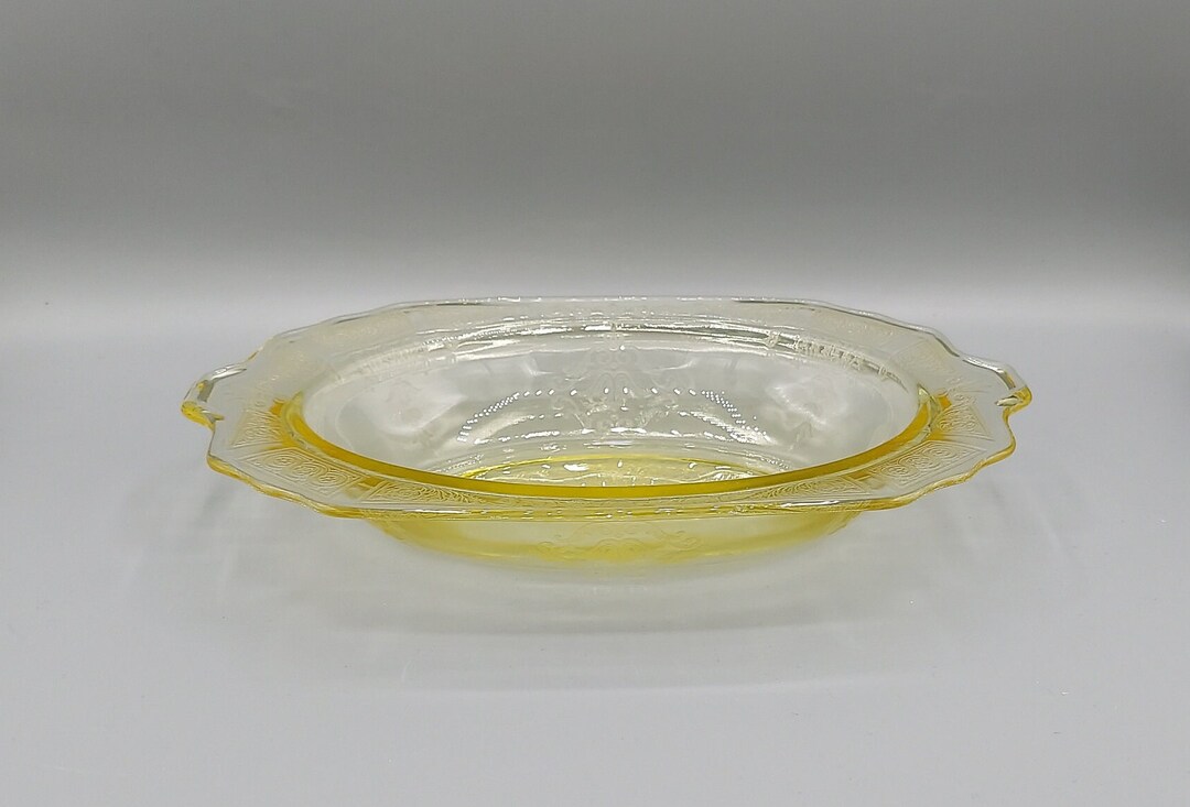 Yellow Princess Depression Glass Bowl - Etsy