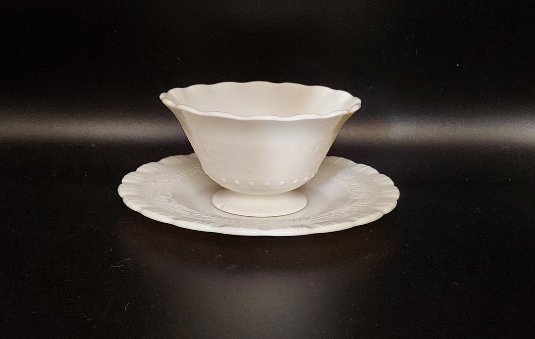 Chinex Classic Depression Glass Sherbet and Sherbet Plate - Etsy