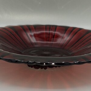 Royal Ruby Old Cafe Depression Glass Candy Bowl - Etsy