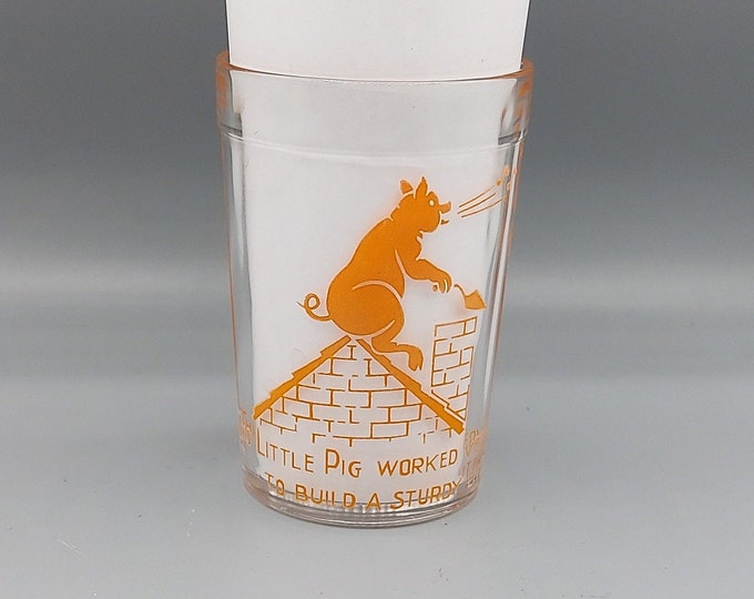These Little Pigs Nursery Rhyme Glass Tumbler - Etsy