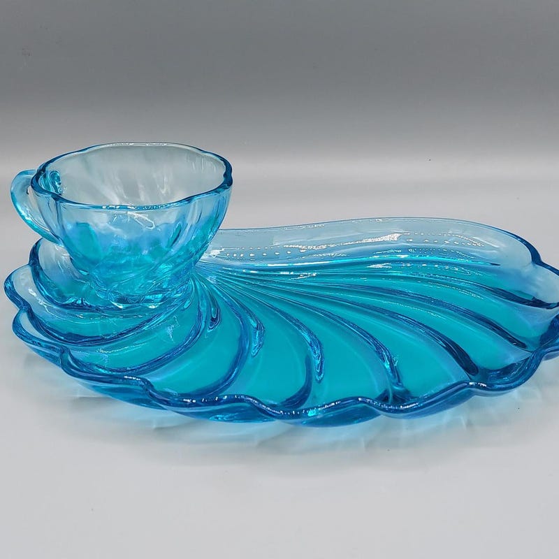 Hazel Atlas Capri Swirl - Etsy