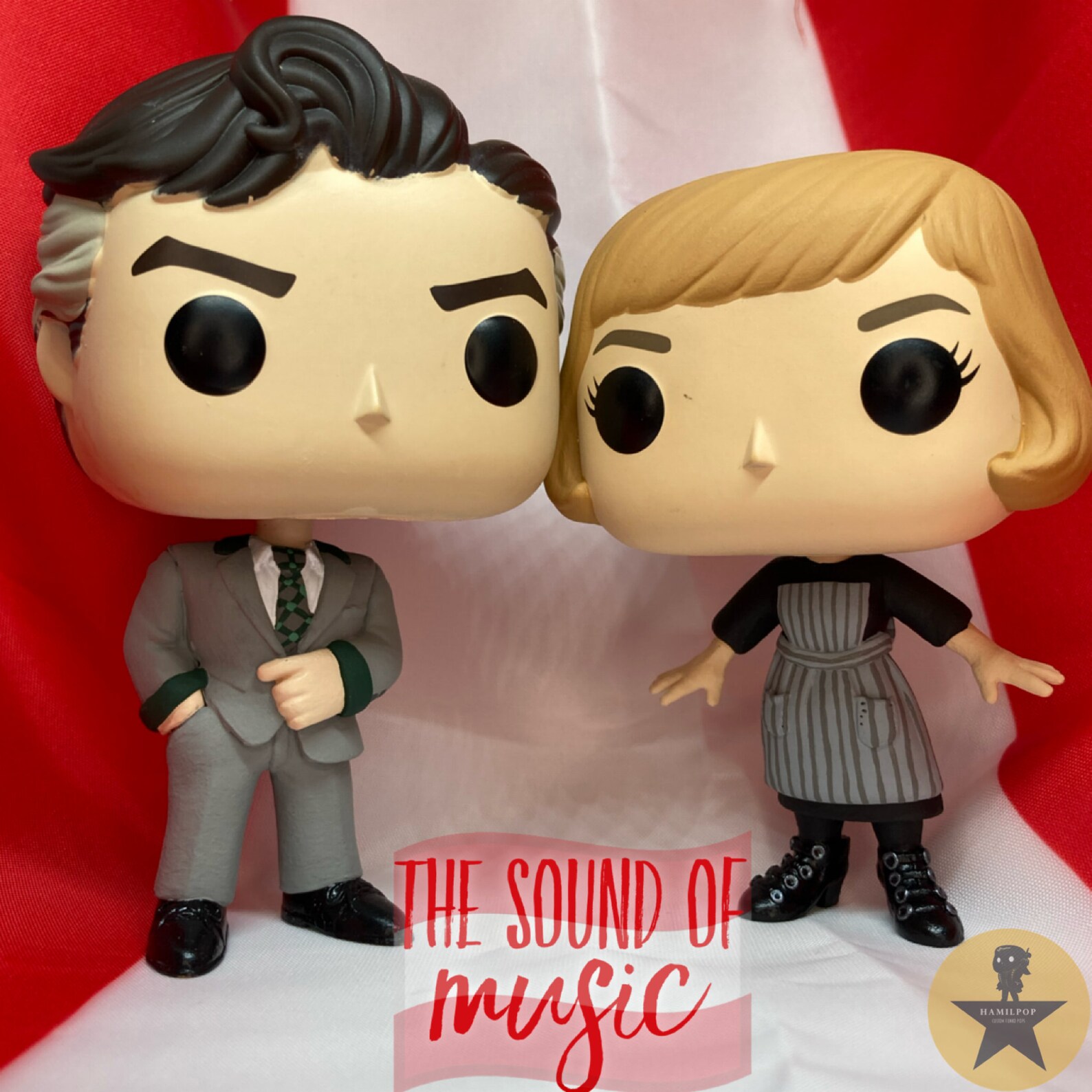 The Sound of Music Fraulein Maria & Capt. Von Trapp Funko POP Vinyl ...