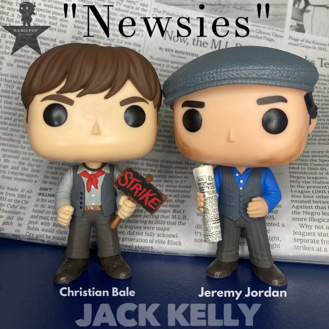 Newsies Broadway & Film Customized Figurines: Jack Kelly, Katherine ...