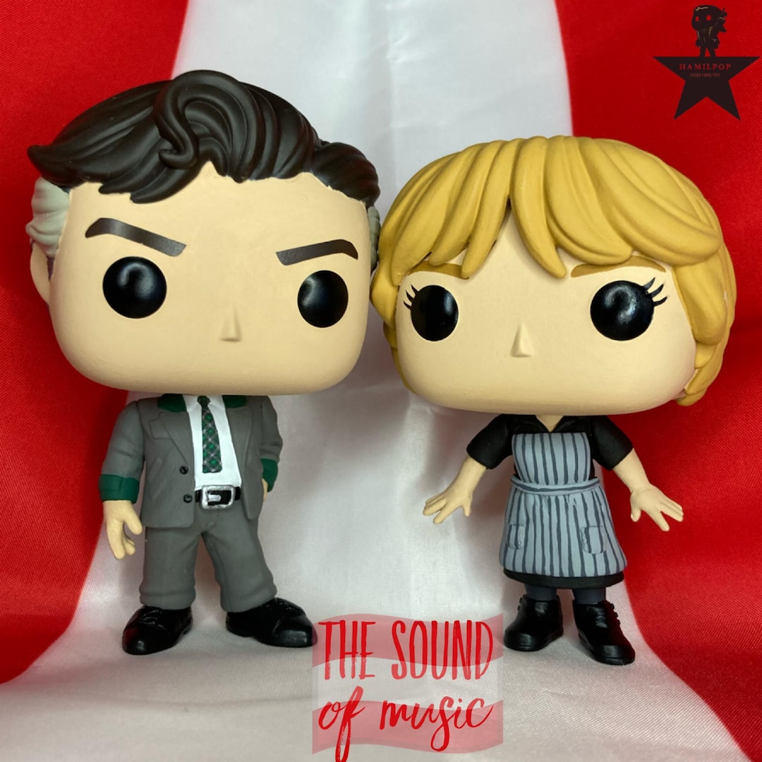 The Sound of Music Fraulein Maria & Capt. Von Trapp Customized Vinyl ...