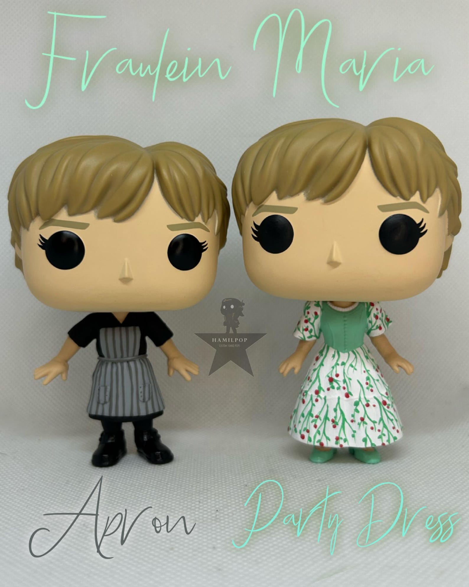 The Sound of Music Fraulein Maria & Capt. Von Trapp Customized Vinyl ...