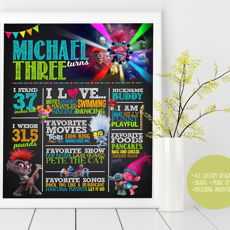 Trolls World Tour Poster - Etsy