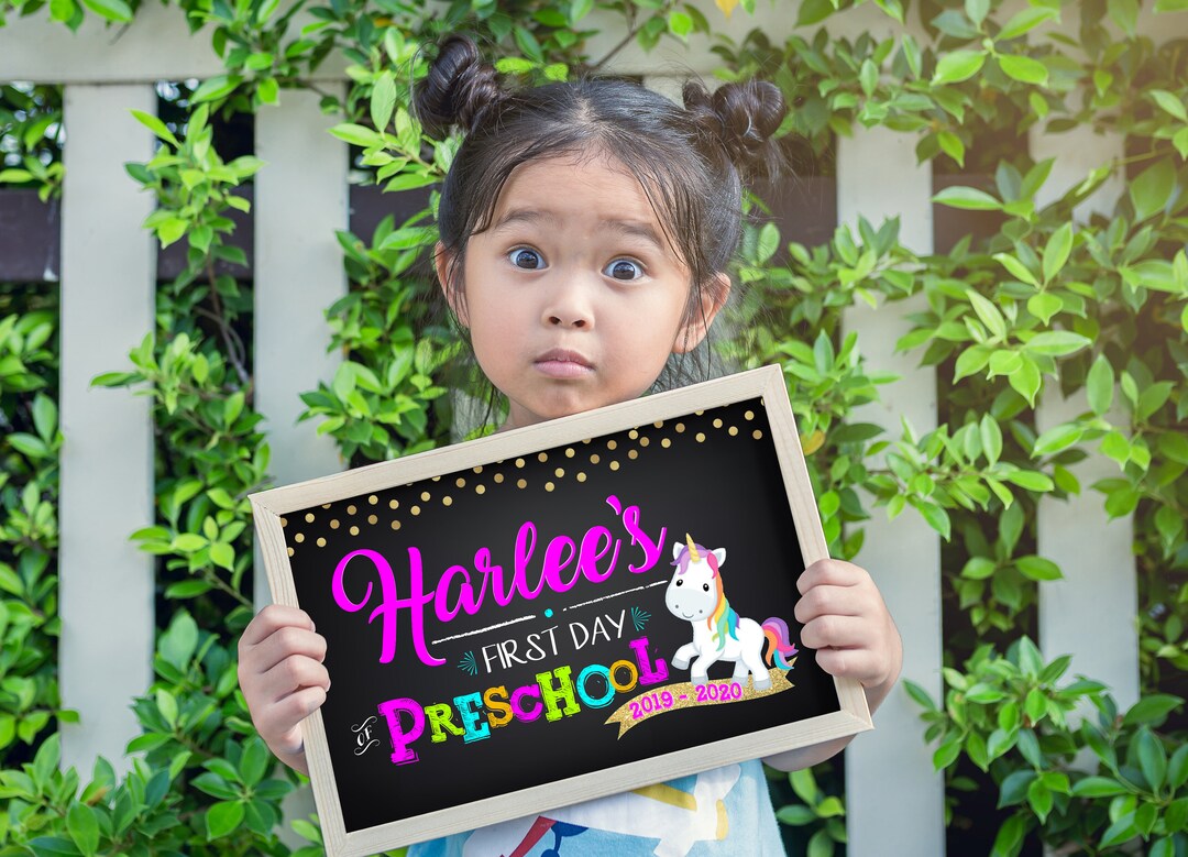 First Day of School, First Day of Pre-school, First Day of Pre-k, First ...