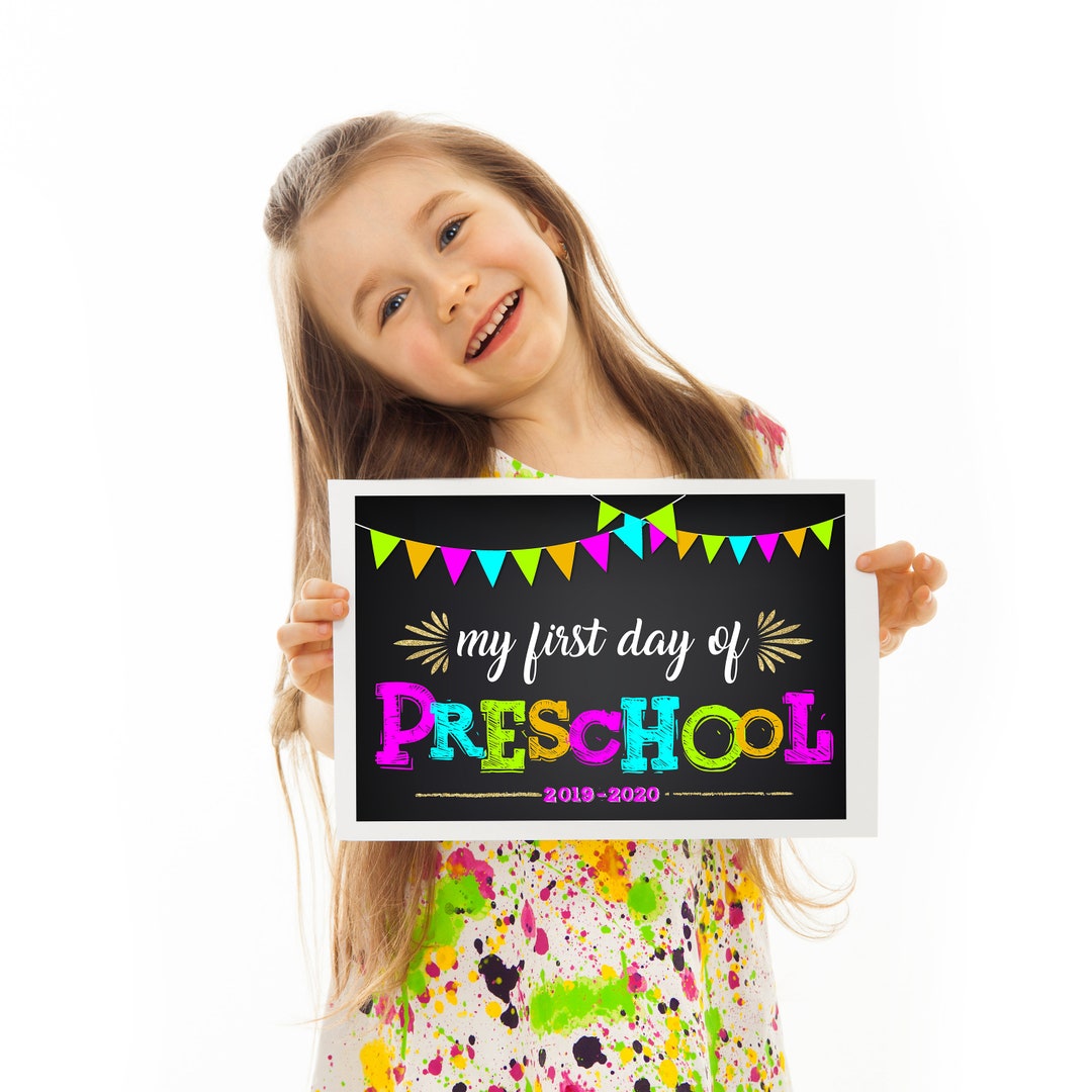 First Day of School, First Day of Pre-school, First Day of Pre-k, First ...
