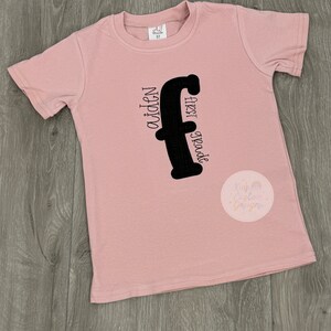 Personalized First Grade Back to School Shirt, Neutral Custom Names ...