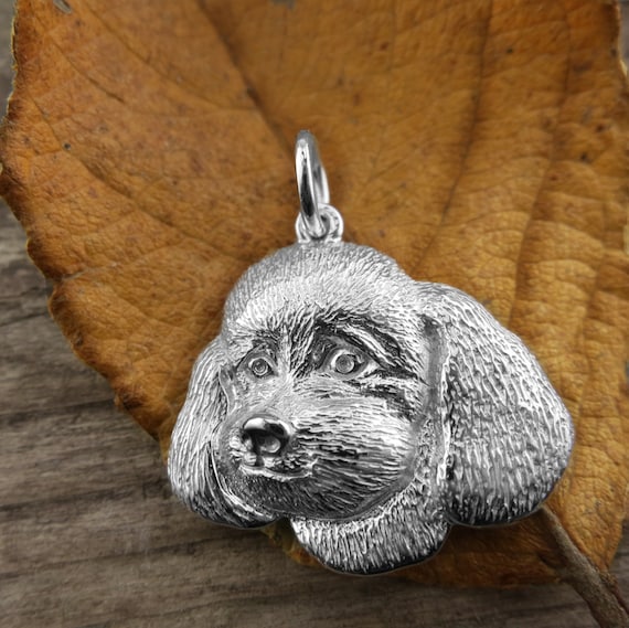 Sterling Silver TOY POODLE DOG Pendant /charm Handmade Silver | Etsy
