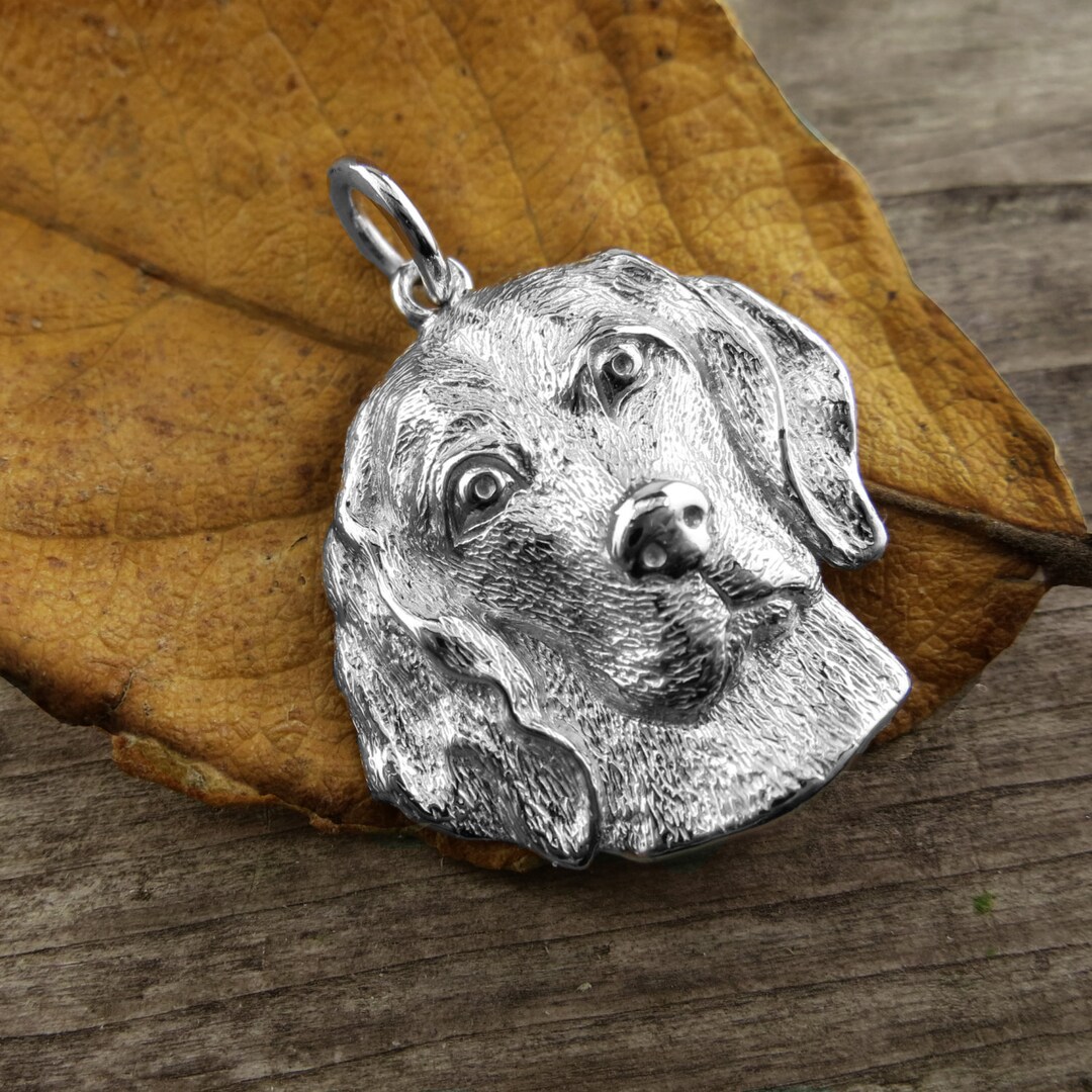 Sterling Silver BEAGLE DOG Pendant /charm, Handmade Silver Beagle ...