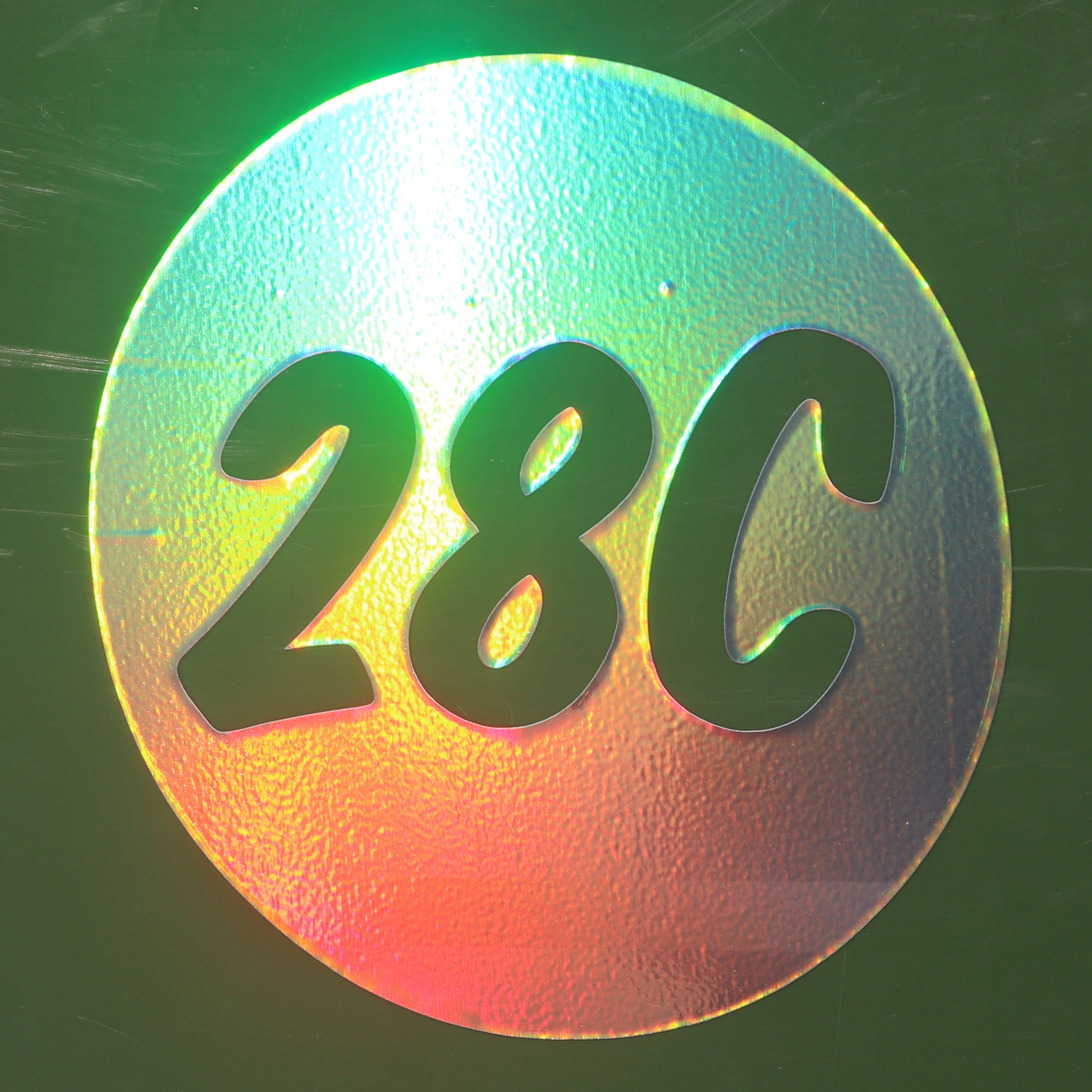 Circle Wheelie Bin House Number Sticker Rainbow *effect* - Etsy