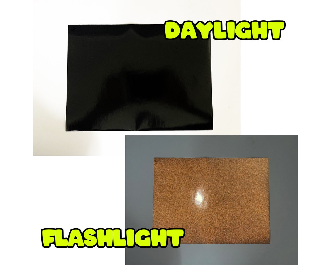 Reflective Black NIKKALITE A4 / A5 Vinyl Sheet Cargo Bike Motorcycle ...