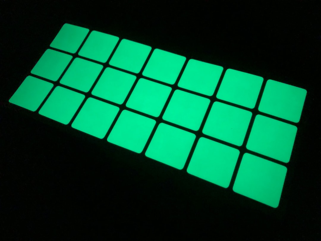 Glow in the Dark Square small Stickers Peel and Stick Light Switch ...