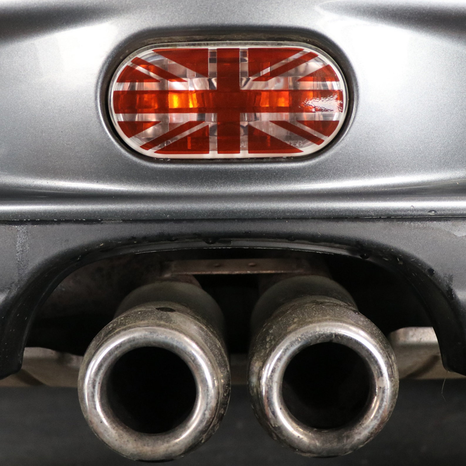 Rootbeer Union Jack Reverse Light Cooper Accessory Sticker | Etsy