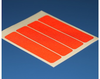 RED Reflective Strip x10 Die-cut Vinyl Stickers Decals Car | Etsy