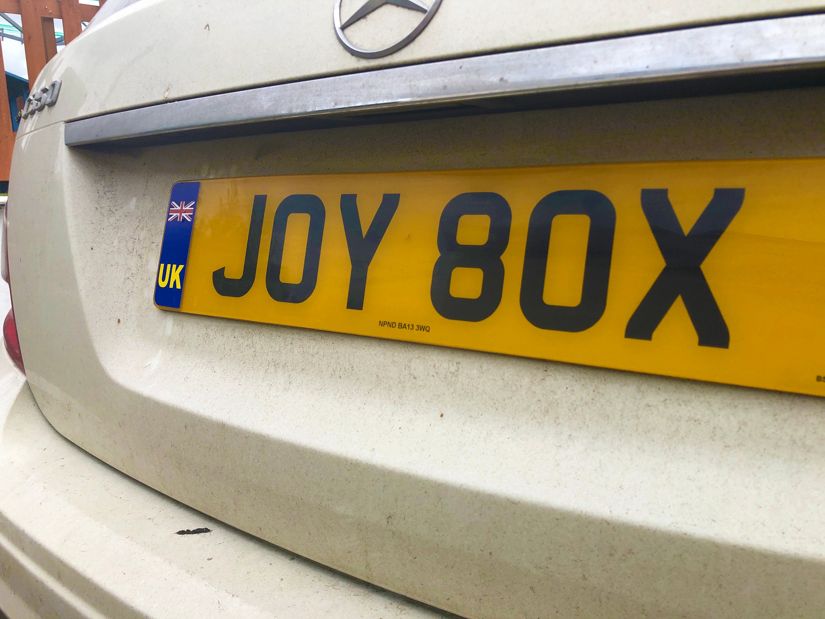 Pack of 2 UK Number Plate Badge Travel Stickers DVLA - Etsy UK