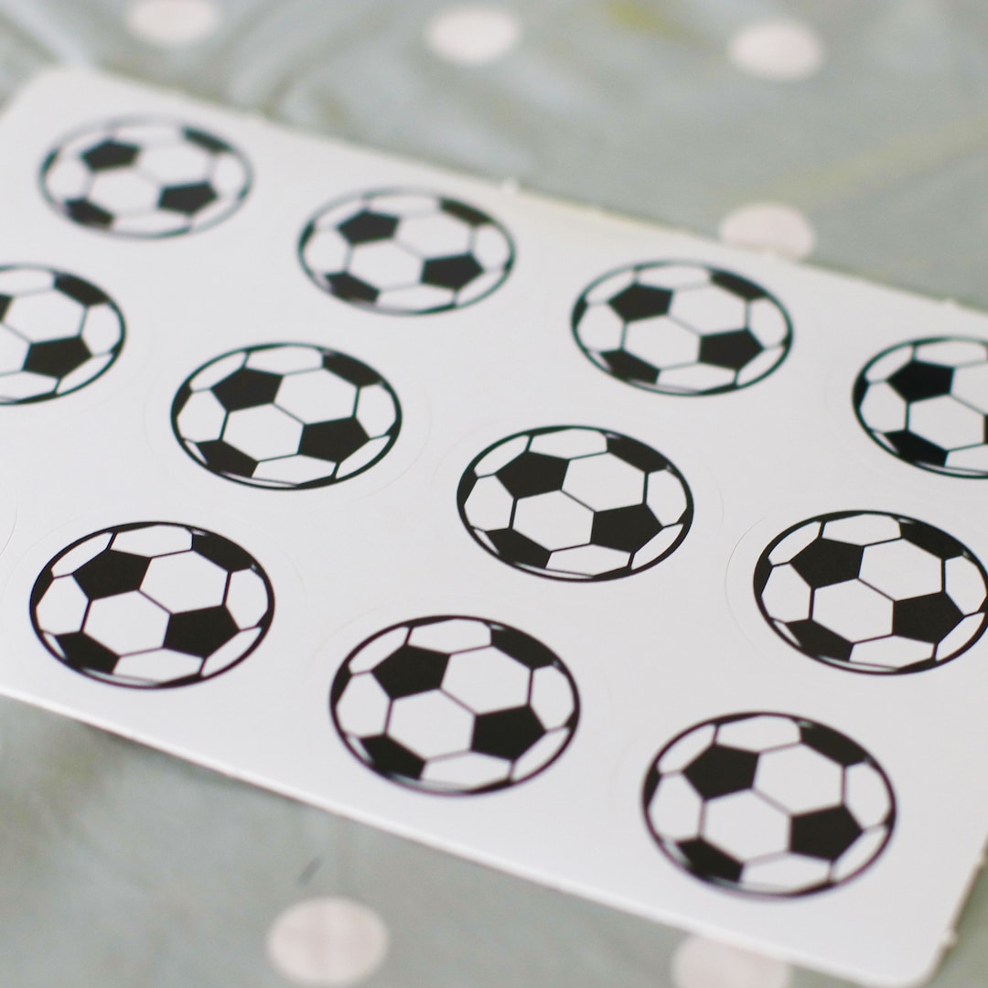 Football Self Adhesive Peel Away Sticker Sheet. - Etsy
