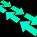 Glow in the Dark ARROW large Stickers Peel and Stick Light Switch ...